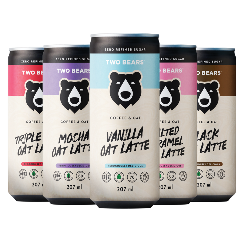 Two Bears – Coffee, Lattes, Oat Milk & More. Zero Refined Sugar.