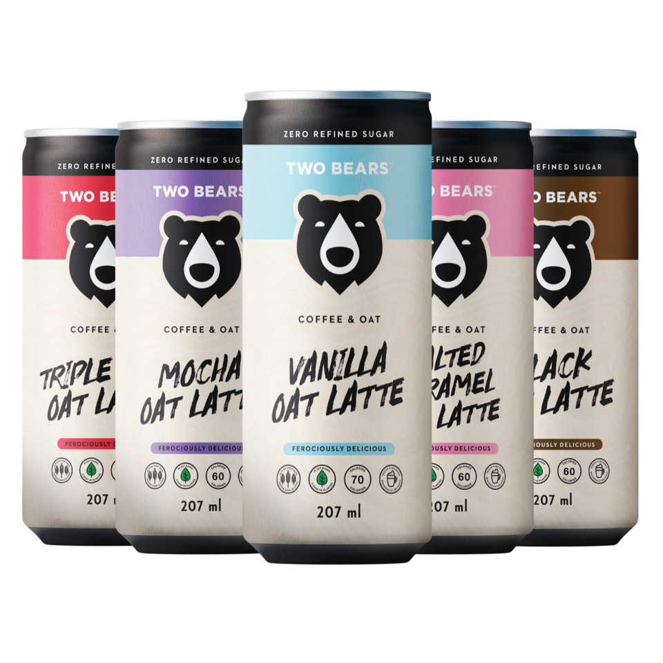 Two Bears – Coffee, Lattes, Oat Milk & More. Zero Refined Sugar.