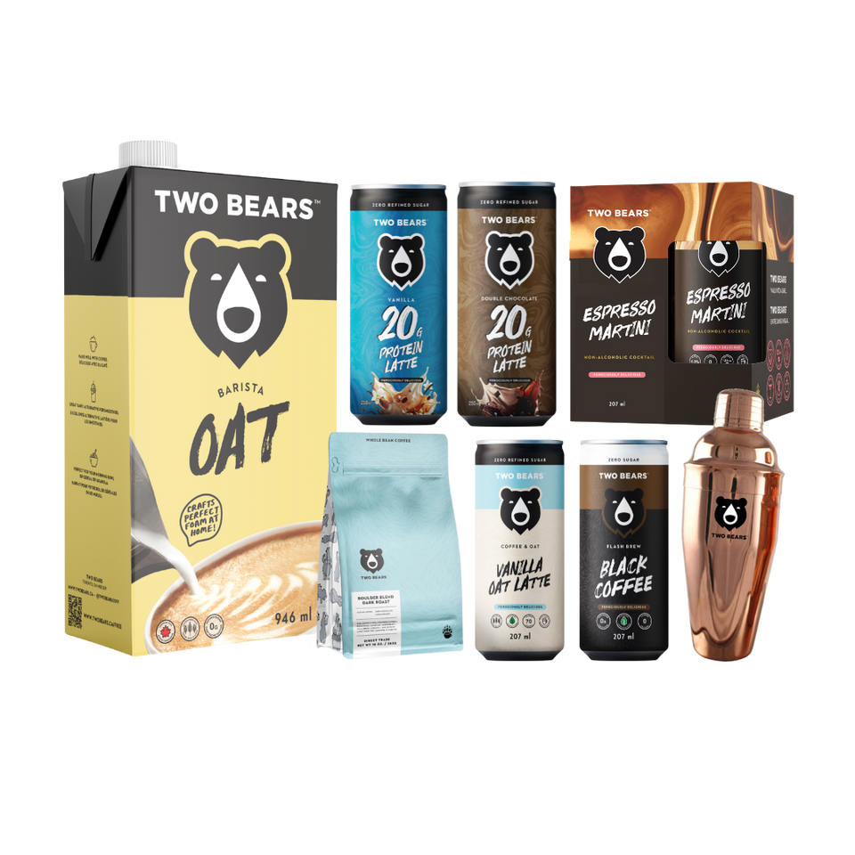 Two Bears – Coffee, Lattes, Oat Milk & More. Zero Refined Sugar.