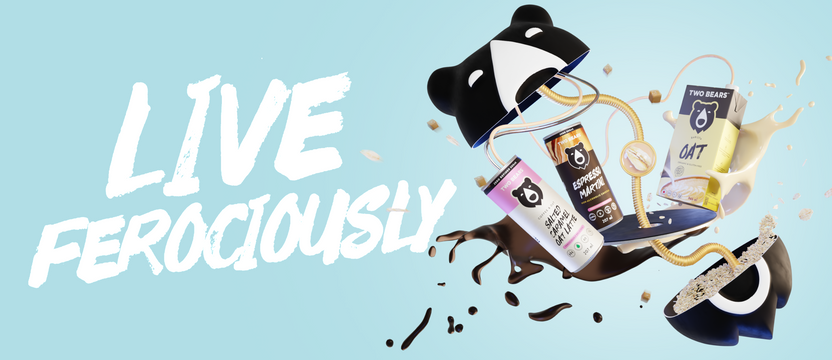 Two Bears – Coffee, Lattes, Oat Milk & More. Zero Refined Sugar.