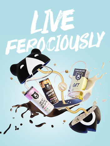 Two Bears – Coffee, Lattes, Oat Milk & More. Zero Refined Sugar.